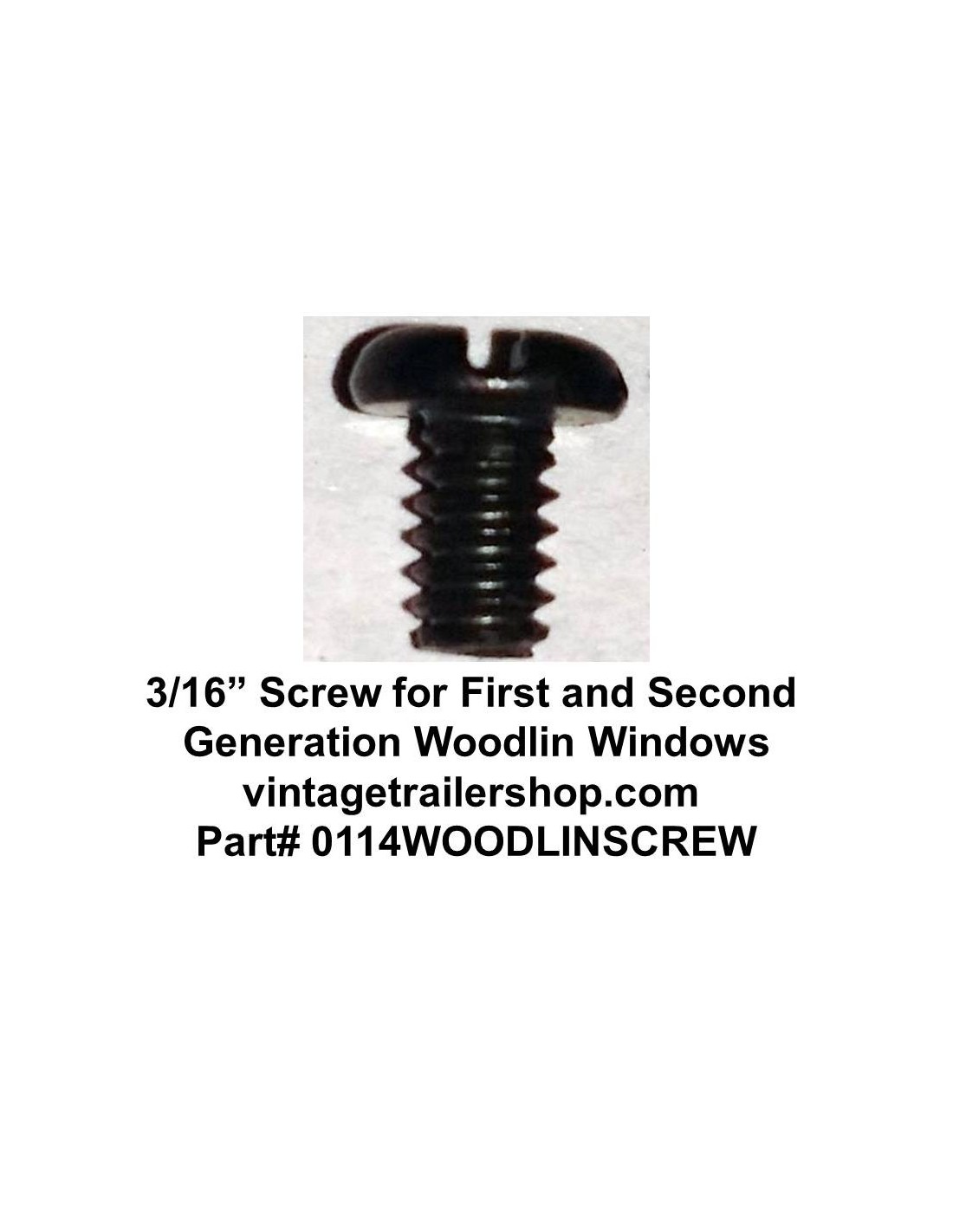 Woodlin Window Screw